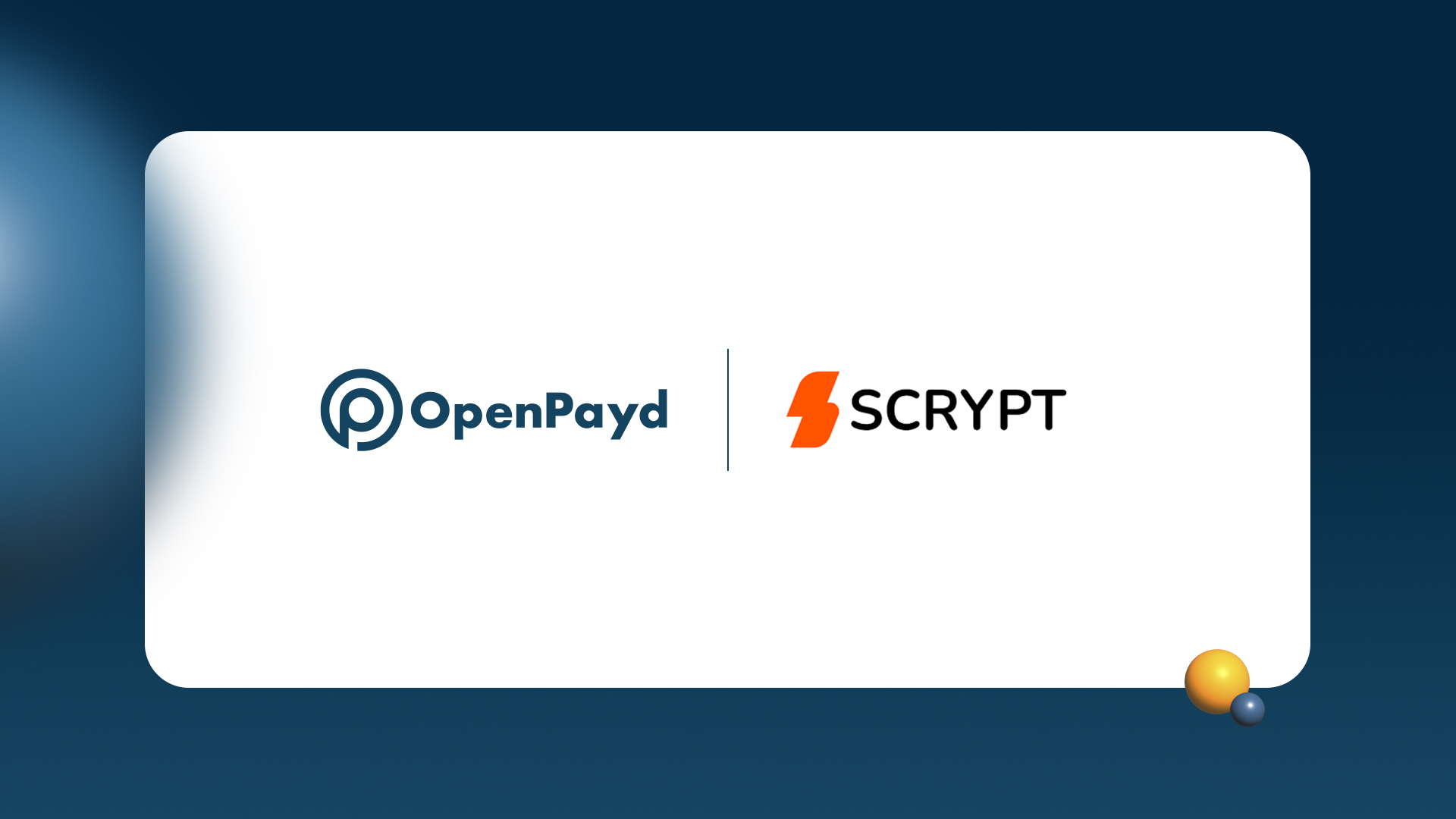 SCRYPT Selects OpenPayd to Power Euro Payment Infrastructure - OpenPayd